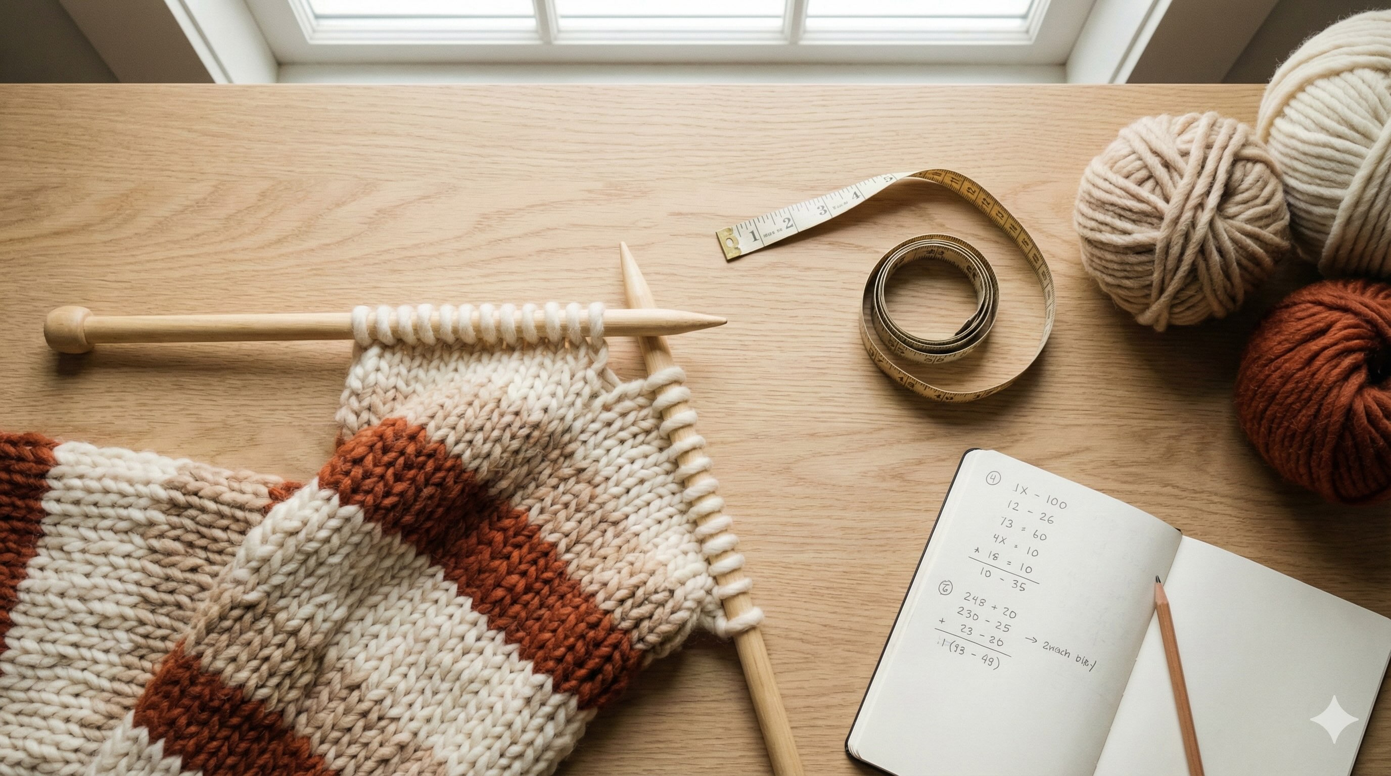 Scarf Calculator - How Many Stitches to Cast On? | StitchMath